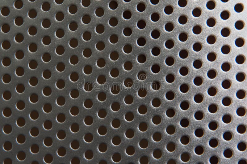 Metal Texture with Round Holes. Stock Photo - Image of round, metal ...