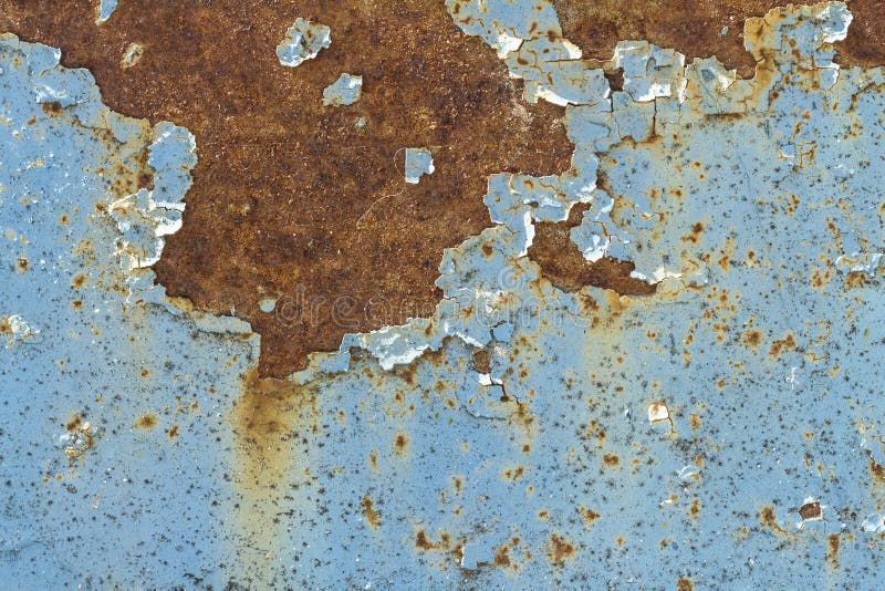 Metal Texture with Rust, Scratches and Cracks, Background Stock Photo ...