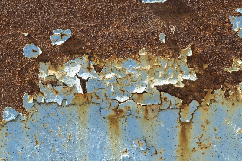 Metal Texture with Rust, Scratches and Cracks, Background Stock Photo ...