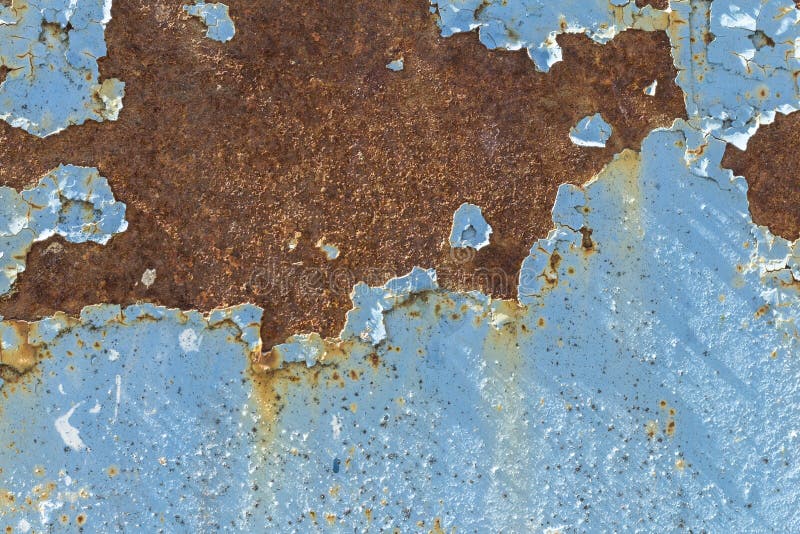 Metal Texture with Rust, Scratches and Cracks, Background Stock Photo ...