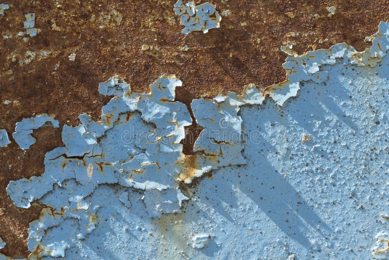 Metal Texture with Rust, Scratches and Cracks, Background Stock Photo ...