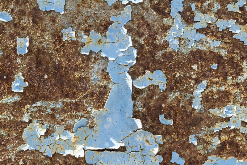 Metal Texture with Rust, Scratches and Cracks, Background Stock Image ...