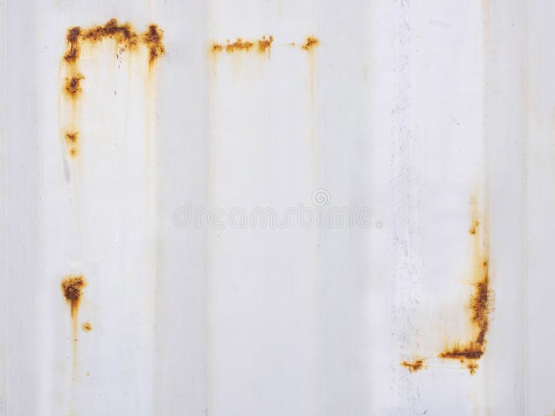 Metal Texture with Rusty Frame Corner Stock Image - Image of industrial ...