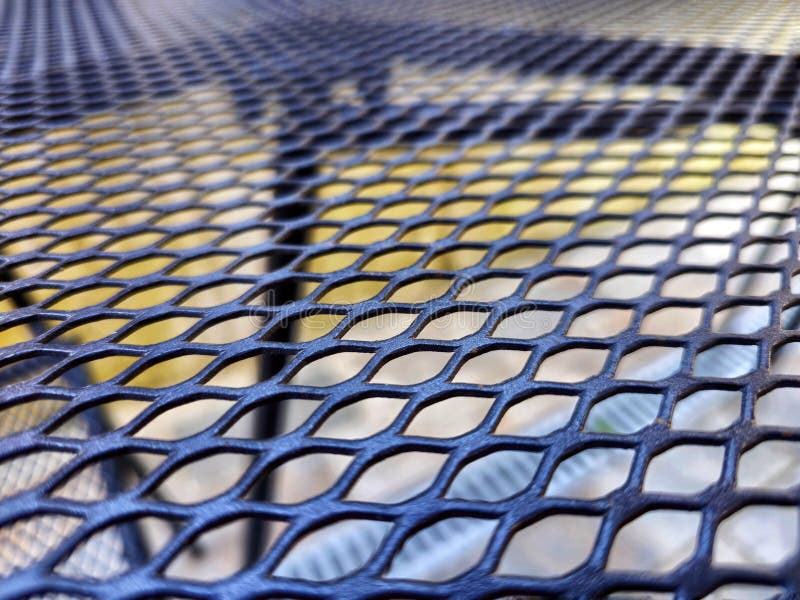 Metal Texture Seat of a Metal Chair Stock Photo - Image of metal, chair ...