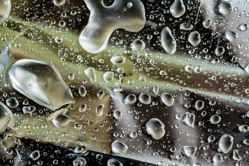 Metal Texture Steel Grey with Water Droplets Stock Image - Image of ...