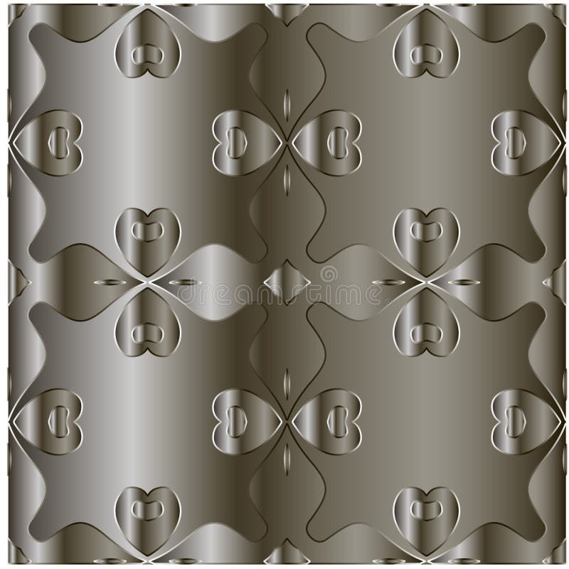 Metal Textured Plate. Steel Industrial Polished Pattern Stock Vector ...