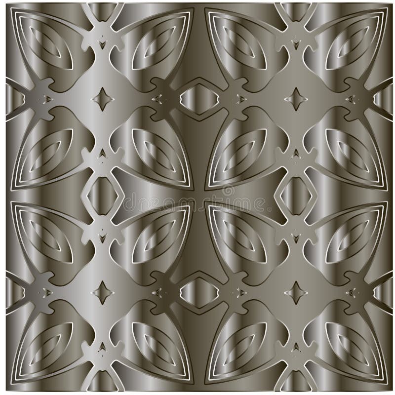 Metal Textured Plate. Steel Industrial Polished Pattern Stock Vector ...