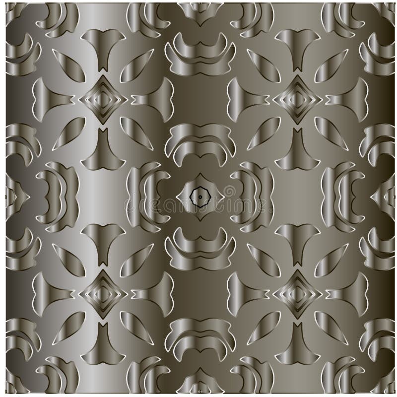 Metal Textured Plate. Steel Industrial Polished Pattern Stock Vector ...
