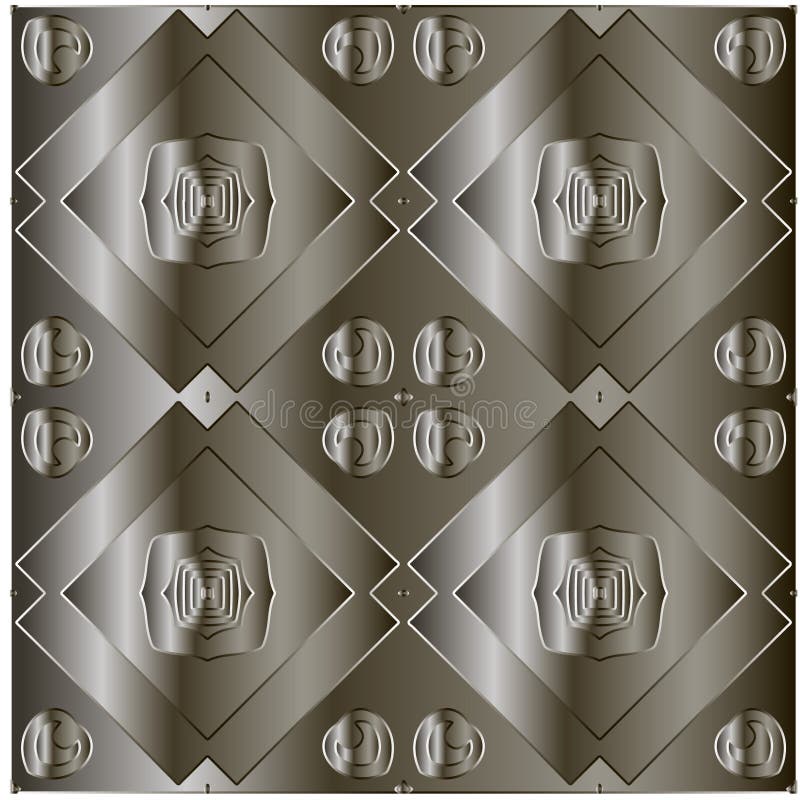 Metal Textured Plate. Steel Industrial Polished Pattern Stock Vector ...