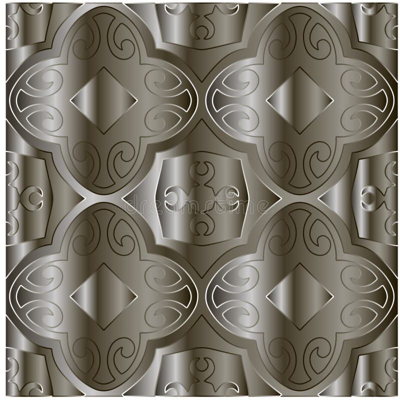 Metal Textured Plate. Steel Industrial Polished Pattern Stock Vector ...