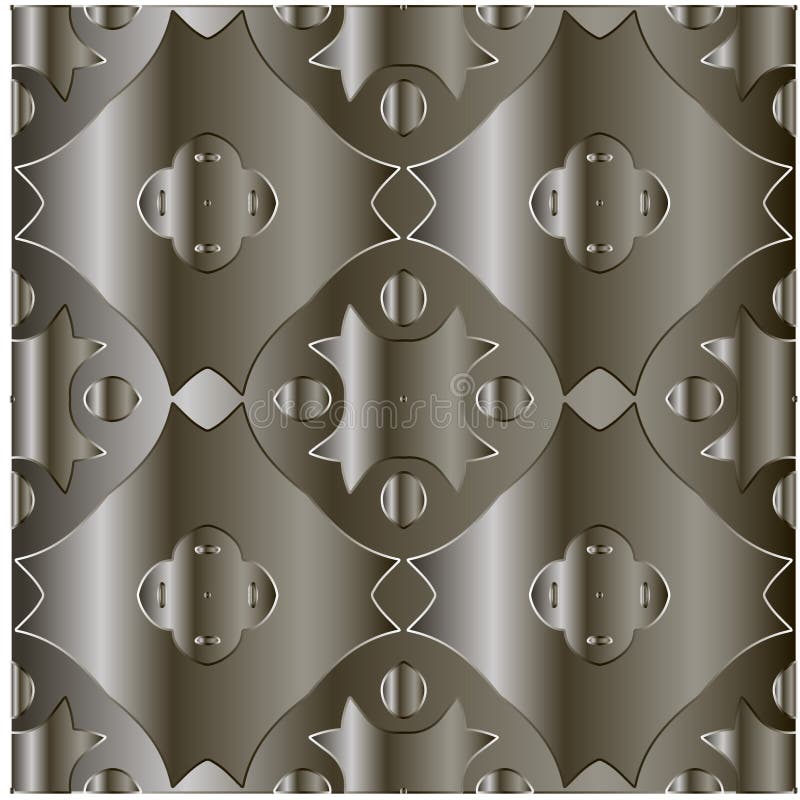 Metal Textured Plate. Steel Industrial Polished Pattern Stock Vector ...