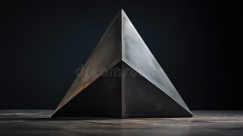 Metal textured shape stock illustration. Illustration of sculpture ...