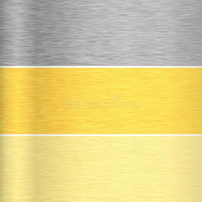 Silver, Bronze, Brass or Golden Textures Stock Image - Image of ...
