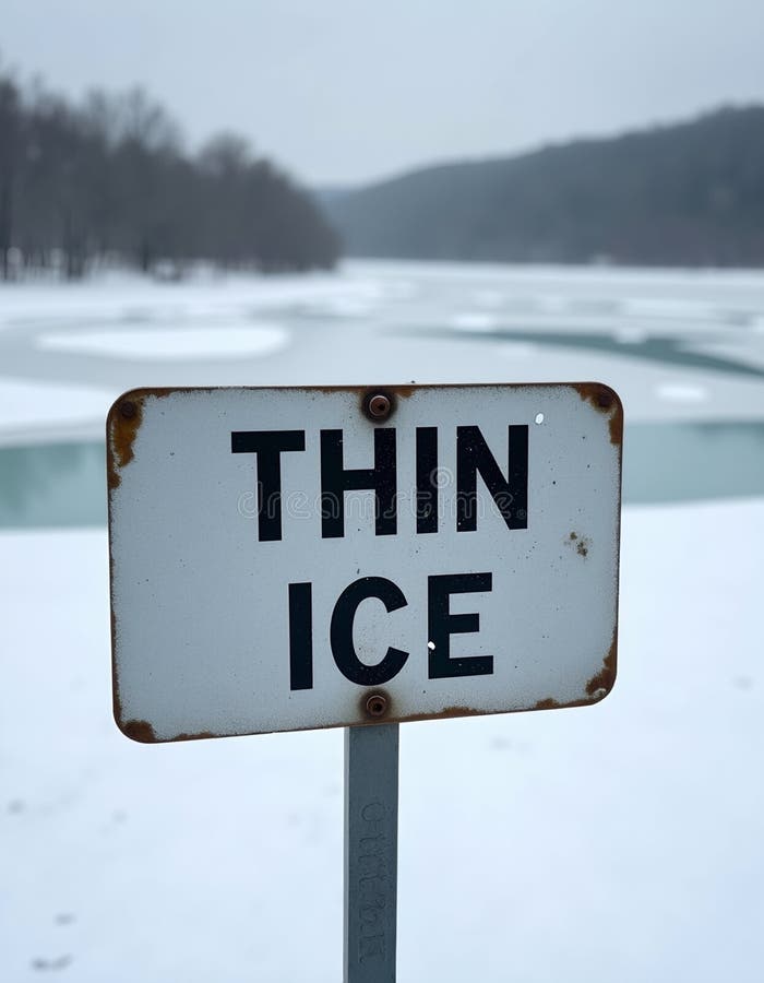 Thin Ice Sign Stock Illustrations – 16,776 Thin Ice Sign Stock ...