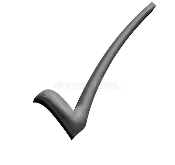 Metal tick stock illustration. Illustration of choice - 4123094