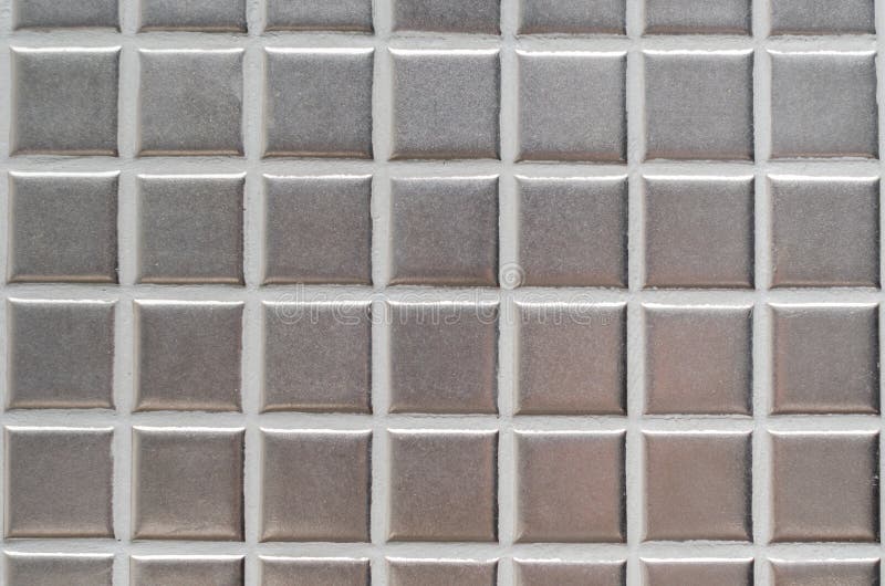 Metal Tile Texture for Various Uses. Gray Stock Photo - Image of ...