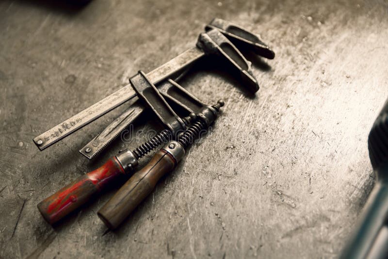 Old Metal Tool Key with Rust Stock Photo - Image of iron, mechanic ...