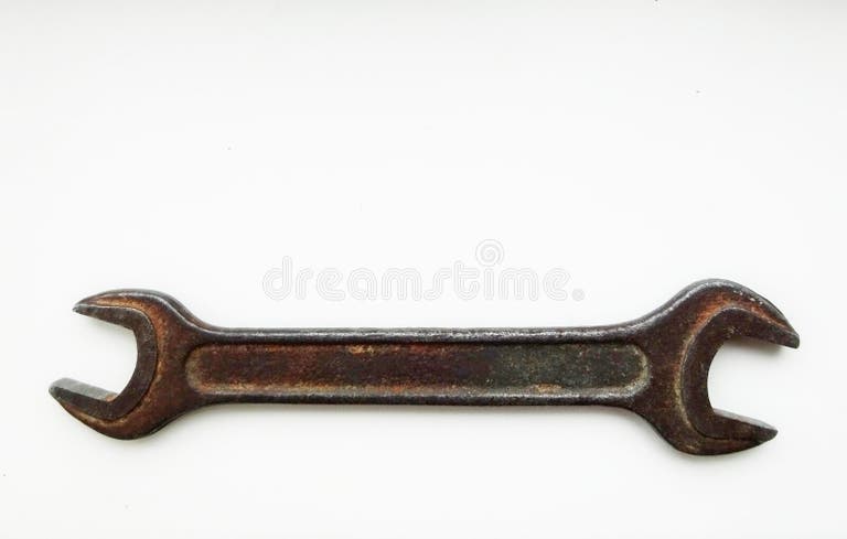 Old Metal Tool Key with Rust Stock Photo - Image of iron, mechanic ...