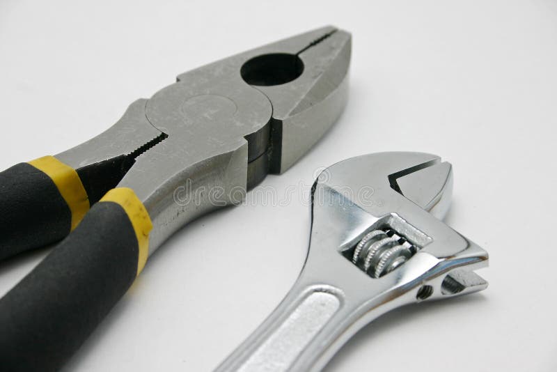 Metal tools stock image. Image of wrench, tools, closeup - 14219309