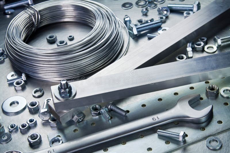 Metal tools stock image. Image of hardware, element, items - 26715347
