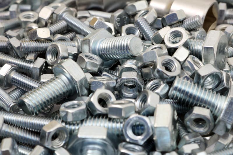 Metal Tools and Fixing Elements. Stock Photo - Image of factory, iron ...