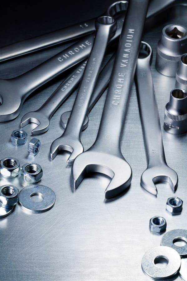 Metal tools stock image. Image of garage, steel, improvement - 31825391