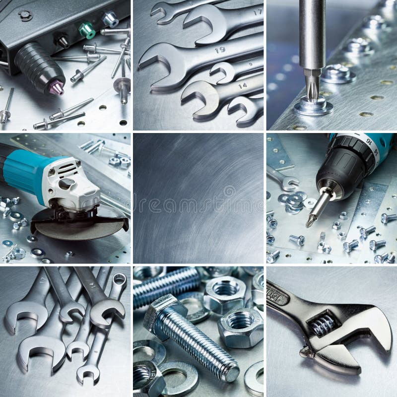Metal tools stock image. Image of still, mechanic, equipment - 24552049