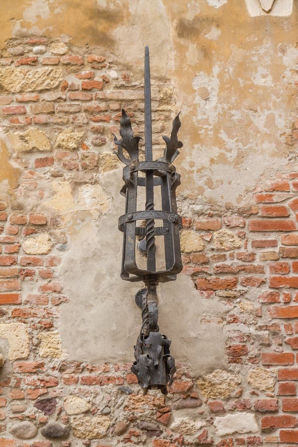 Metal torch holder stock photo. Image of traditional - 83841132