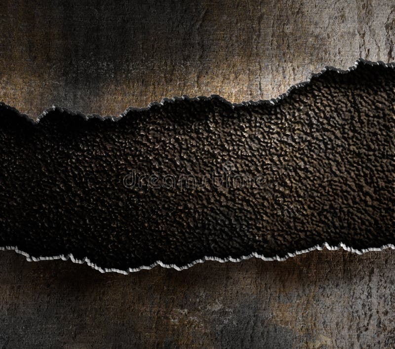 Grunge Metal Background with Torn Edges Stock Photo - Image of steel ...