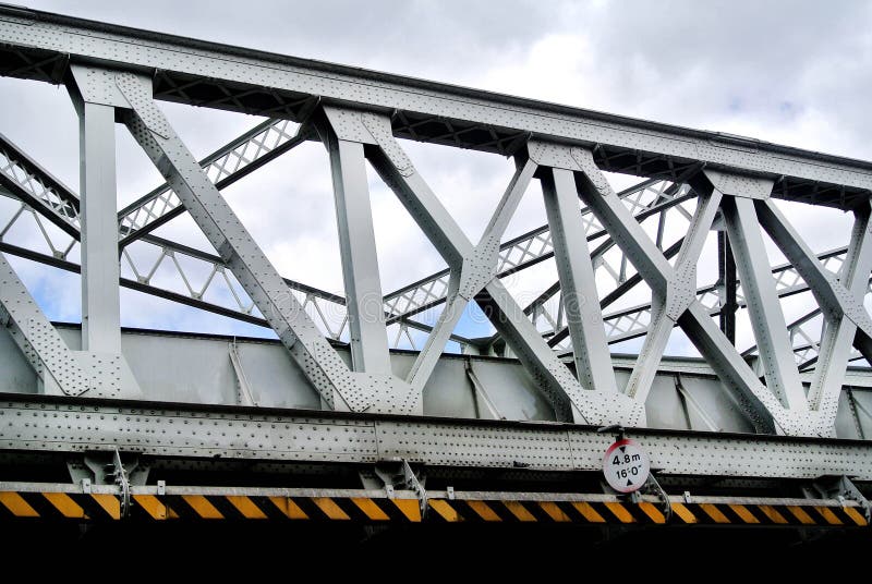 Metal train bridge stock photo. Image of strong, train - 78747262