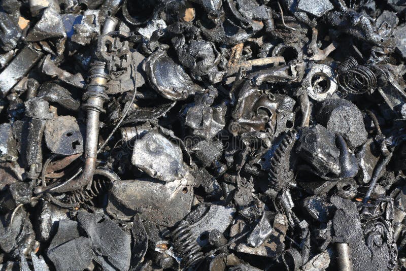 Metal trash for scrap stock image. Image of engine, computer - 113182689