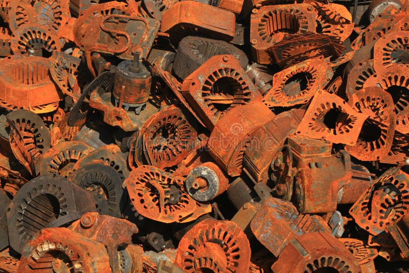 Metal trash for scrap stock image. Image of dump, aluminium - 113990307