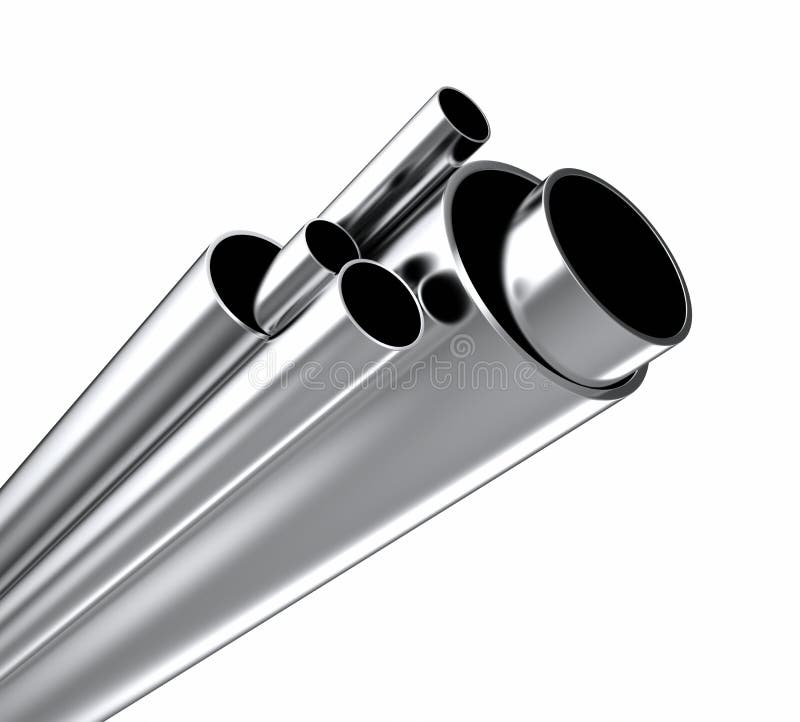 Metal tube stock illustration. Illustration of aluminum - 18686128