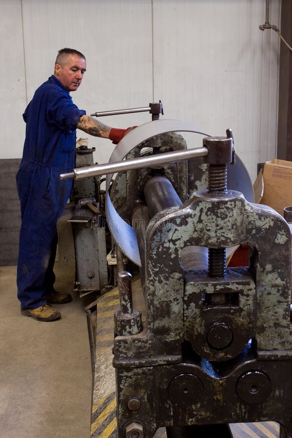 Metal tube fabrication stock image. Image of engineer - 9928693