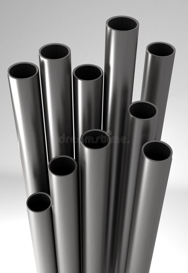 Metal tubes. stock illustration. Illustration of profile - 44107137