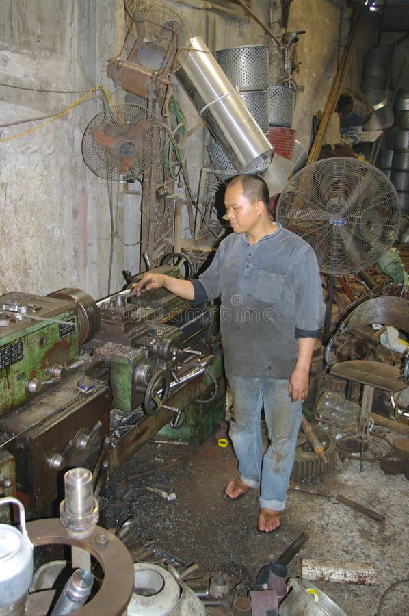 Metal turner editorial stock photo. Image of metalturner - 20720153