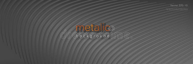 Metal Vector Background. Wave Abstract Technology Texture Stock Vector ...