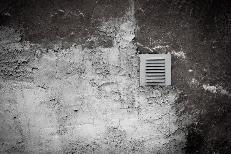 Metal Ventilation Window on Wall Stock Illustration - Illustration of ...