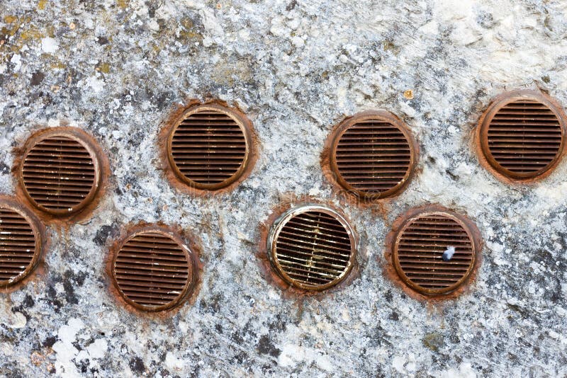 Metal ventilation windows stock image. Image of gray - 34434727