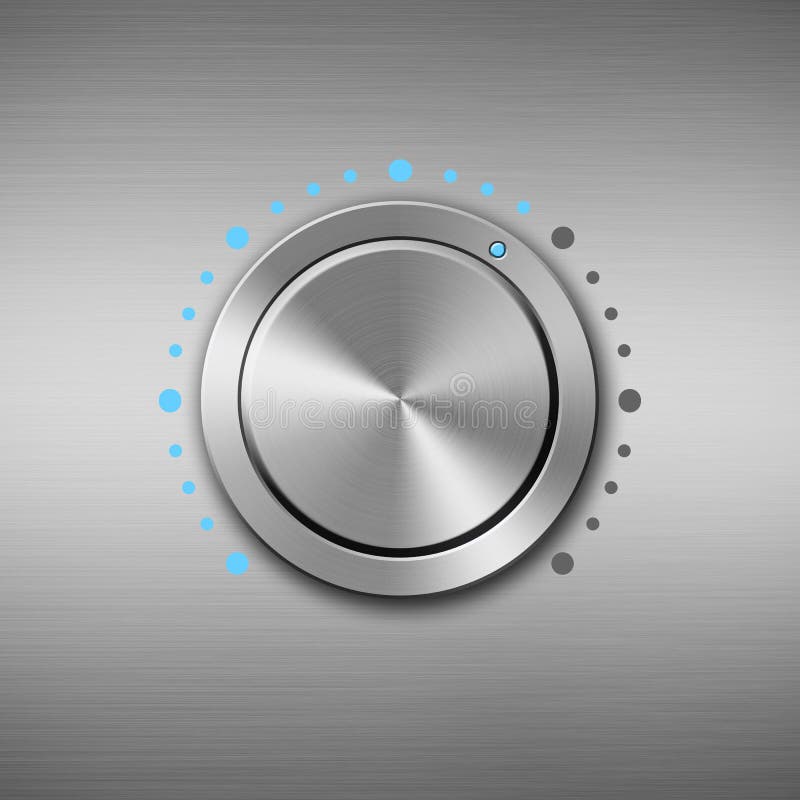 Metal volume button stock illustration. Illustration of metal - 66568772