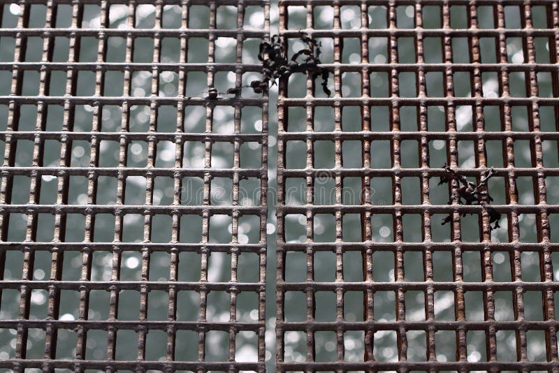 Metal walkway over sea stock photo. Image of steel, danger - 18465436