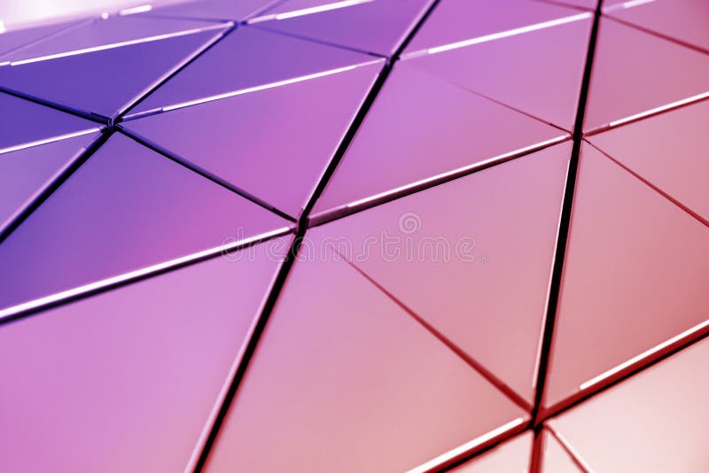 Metal wall of triangles stock image. Image of estate - 183261953