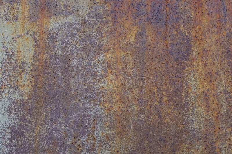 Metal Wall with Rust. Metal Corrosion Stock Image - Image of surface ...