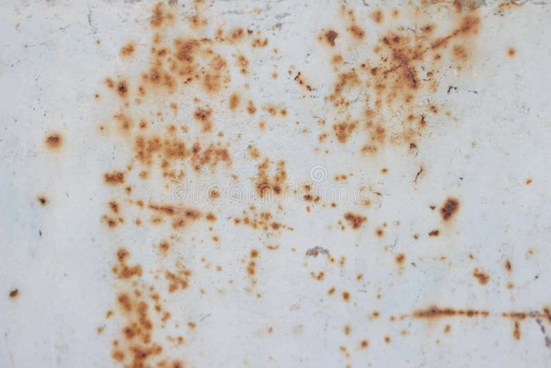 Bright Rust Stains Texture Isolated on White Stock Image - Image of ...