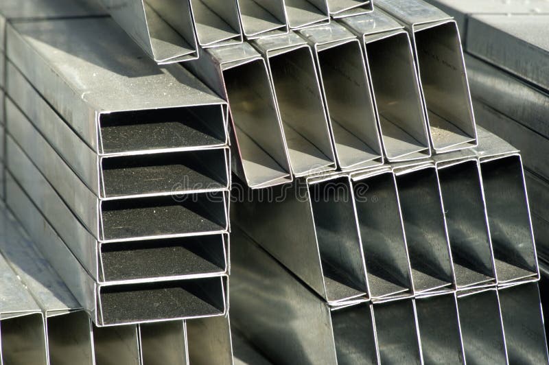 Metal wall studs stock image. Image of wall, build, commercial - 2442339