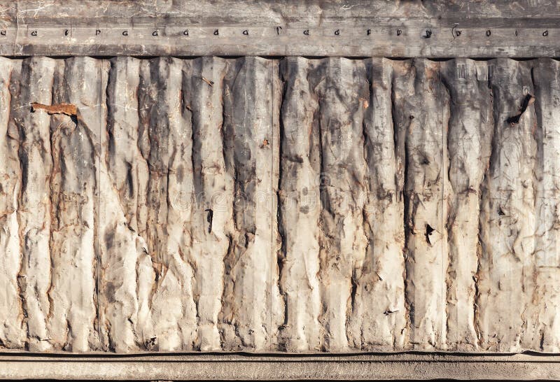Metal Wall Texture, Old Industrial Cargo Container Side Stock Image ...
