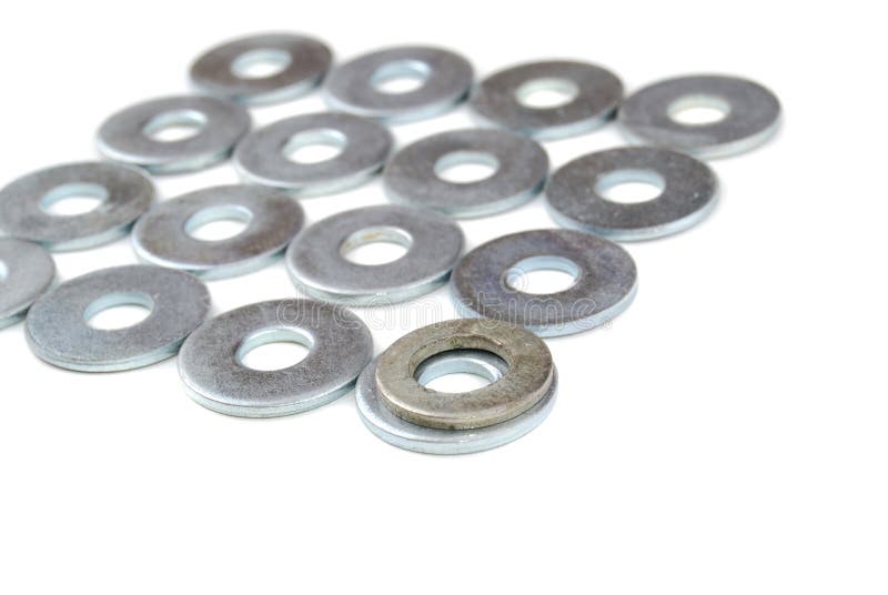 Metal washers stock photo. Image of energy, mechanism - 11069292
