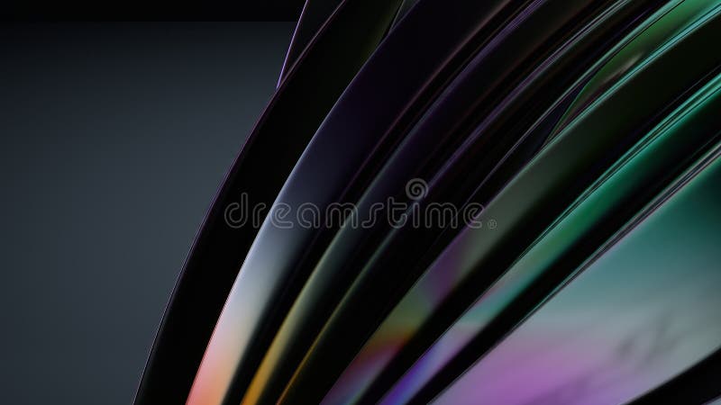 Metal Wave-like Plate Rainbow Reflection Modern Artistic Passionate ...