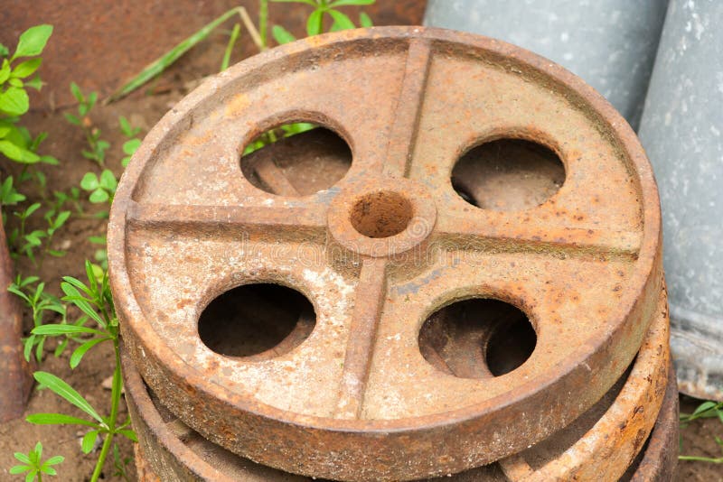 Metal wheel stock image. Image of metal, wheel, iron - 116947973