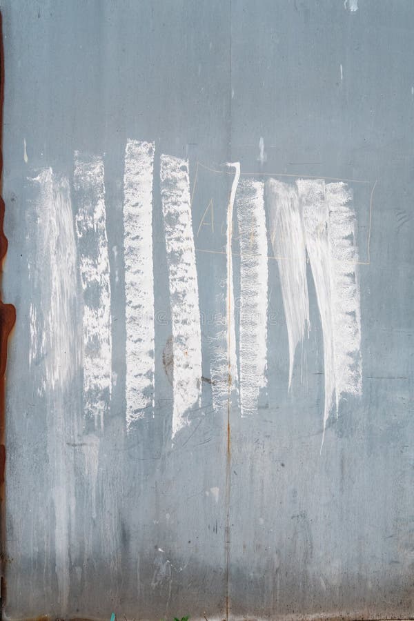Metal White Paint Stripes on Metal Texture Stock Photo - Image of metal ...